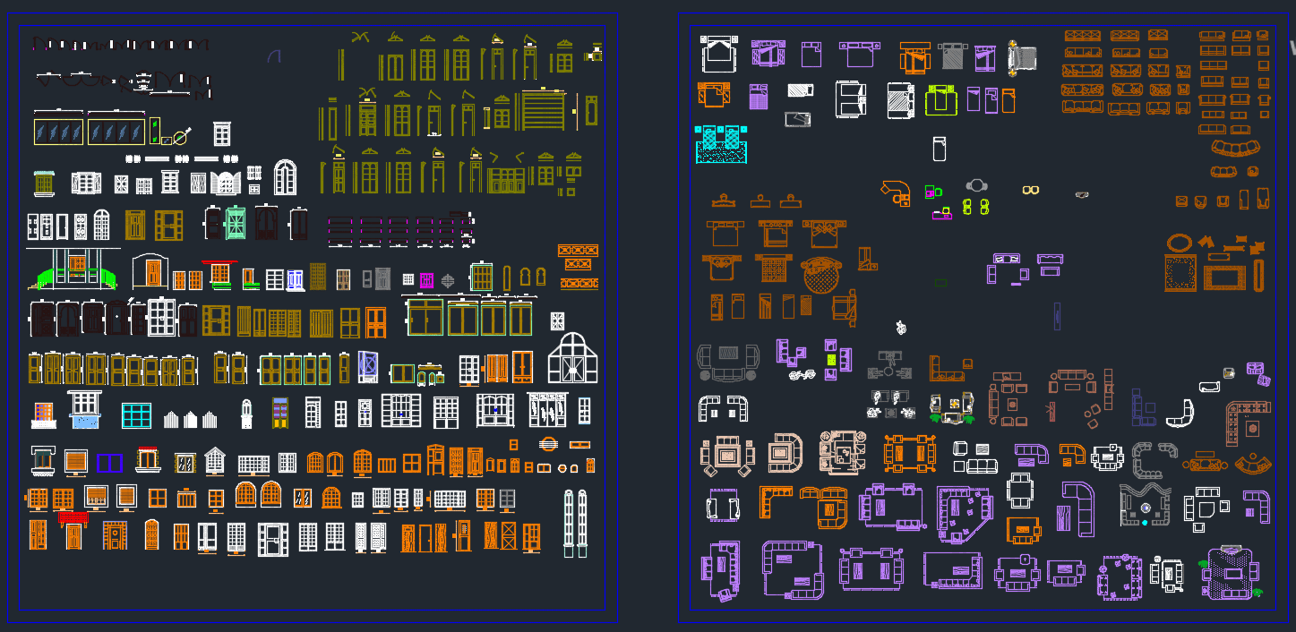 Thư viện AutoCad Block Collection Full ⋆